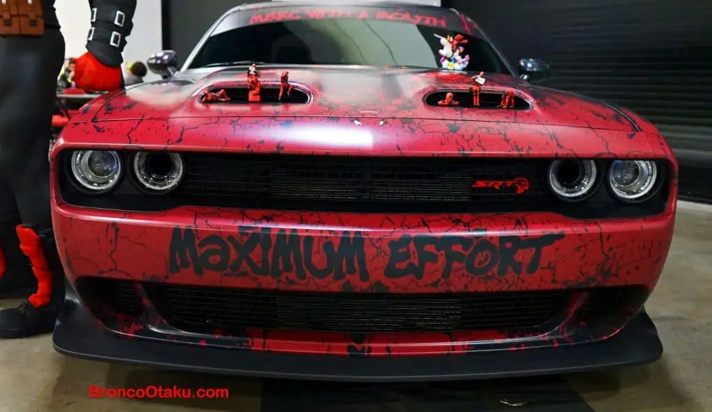 Deadpool Itasha at Wasabicon 2023 - Bronco Otaku